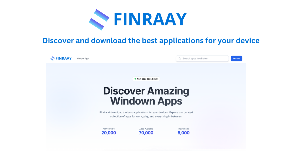 Finraay - Download and Discover Amazing Applications